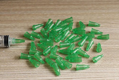 Luer Lock Syringe Tip Caps Screw Threads Dispensing Stop Caps 1000 Pieces (Green)