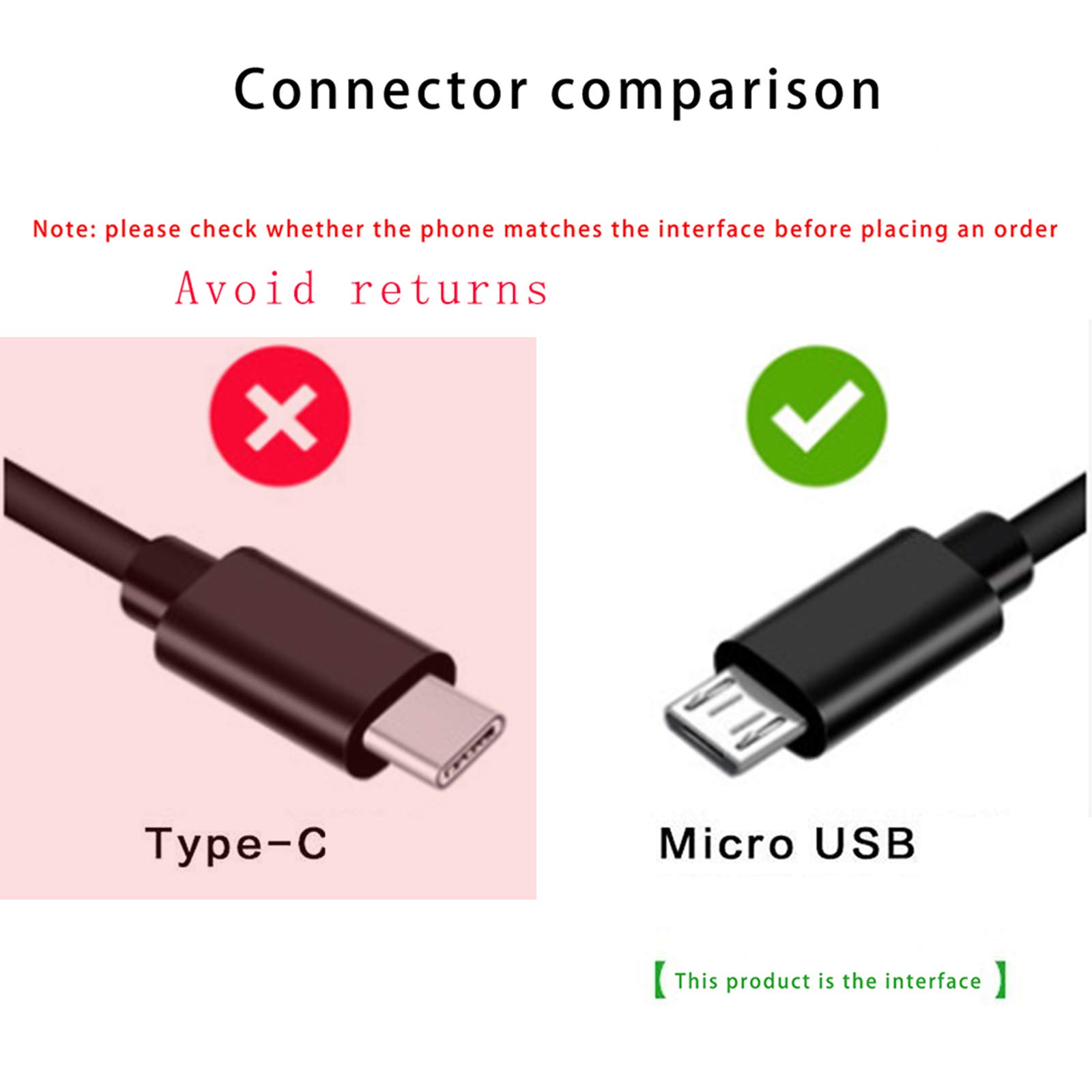 Micro USB Charging Cable Cord Wall Charger Compatible for Beats by Dr Dre Studio Solo Powerbeats 3 2 1 Wireless Headphone, Sony SRS-XB41 XB12 XB20 XB21 XB22 XB31 XB32 XB01 XB10, SRS X3 X2 Speaker 5FT