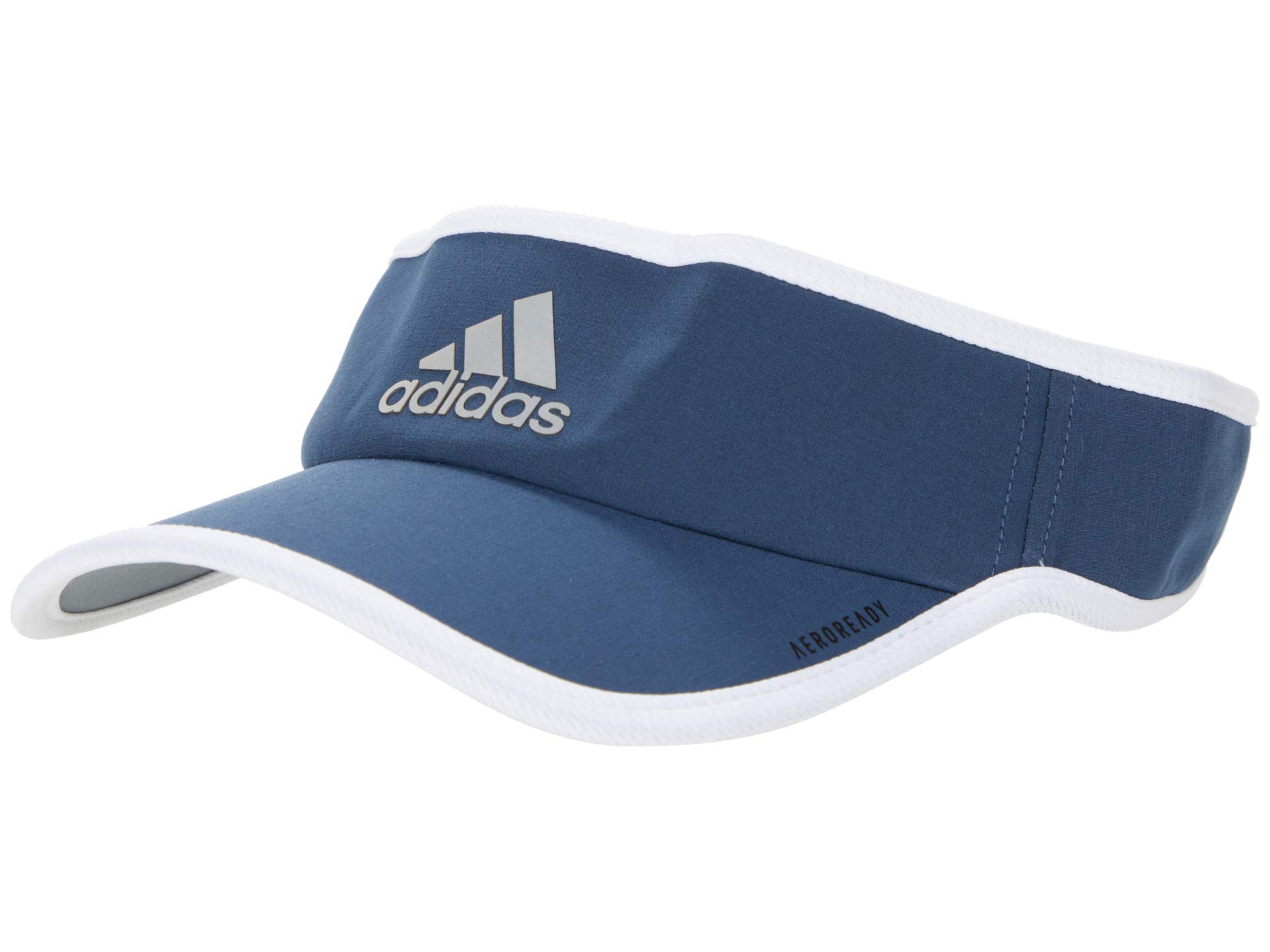 adidas Men's Superlite Performance Visor Older Model, Crew Navy/White/Silver Reflective, One Size
