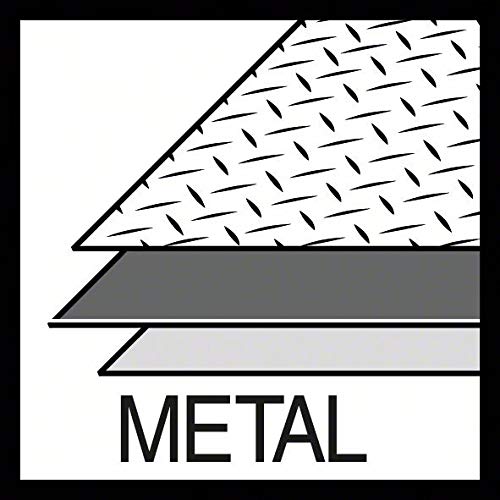Bosch Professional 2608594130 Tungsten Carbide Hole Saw Precision for Sheet Metal (Stainless Steel, Ø 19 mm, Drill Accessories)