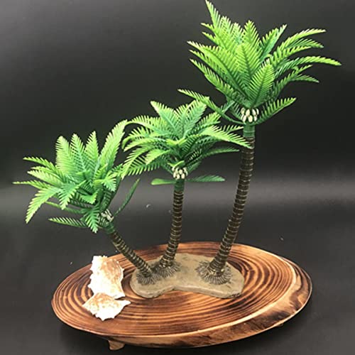 BESTOYARD Home Decor Home Decor 3 Pieces Palm Model Artificial Aquarium Tree Artificial Aquarium Plants Fish Tank Tree Tree Mini Artificial Decoraciones para Salas De Casa Artificial Plants