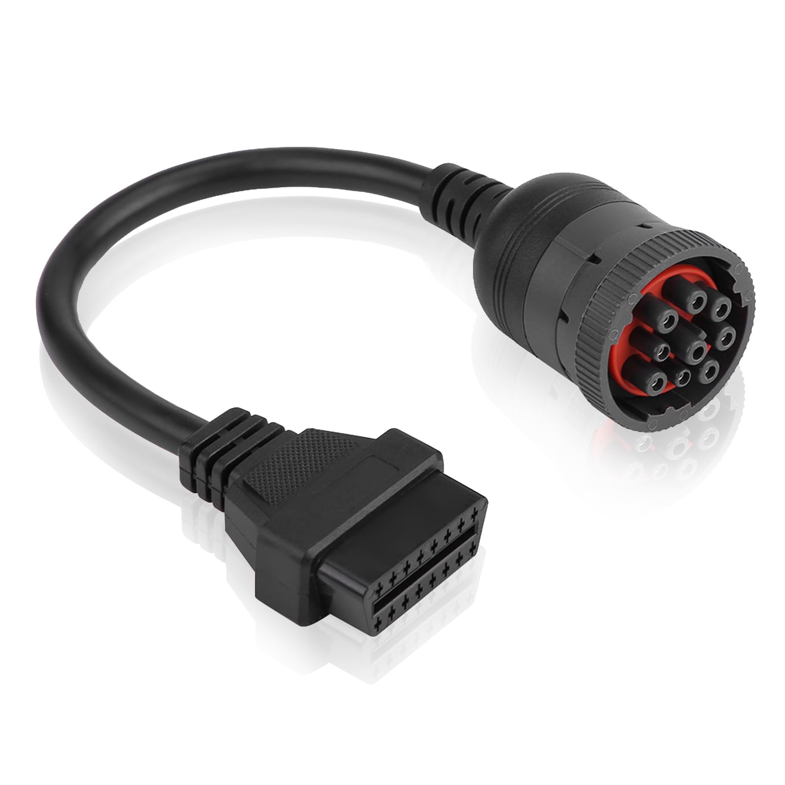 9 Pin to Adapter, Universal PVC 16 to 9 Pin 9 Pin Adapter Adapter 9 Pin to Adapter Lyumo Truck Interface Female
