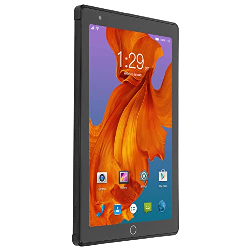 8 Inch Tablet 4GB RAM 64GB ROM Expandable Up to 128GB Dual Camera 1920x1200 IPS HD Tablet for Android 10.0 100β240V Black(US Plug) Tablets