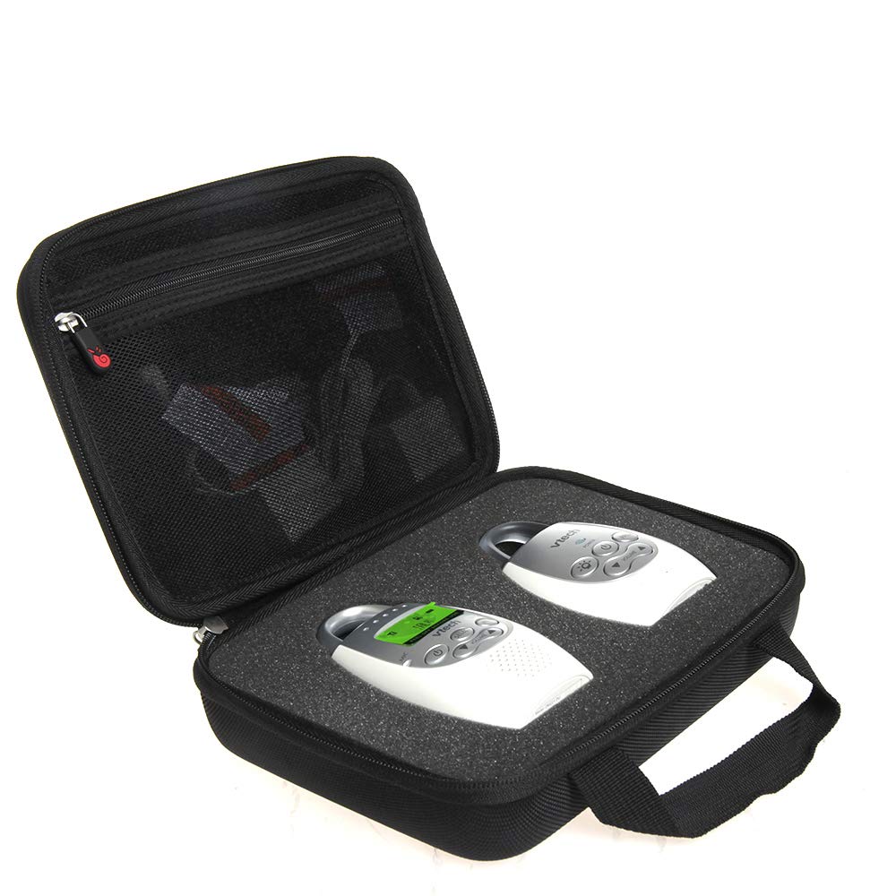 Hermitshell EVA Hard Protective Travel Case Carrying Pouch Cover Bag Fits VTech DM221 Safe & Sound Digital Audio Baby Monitor
