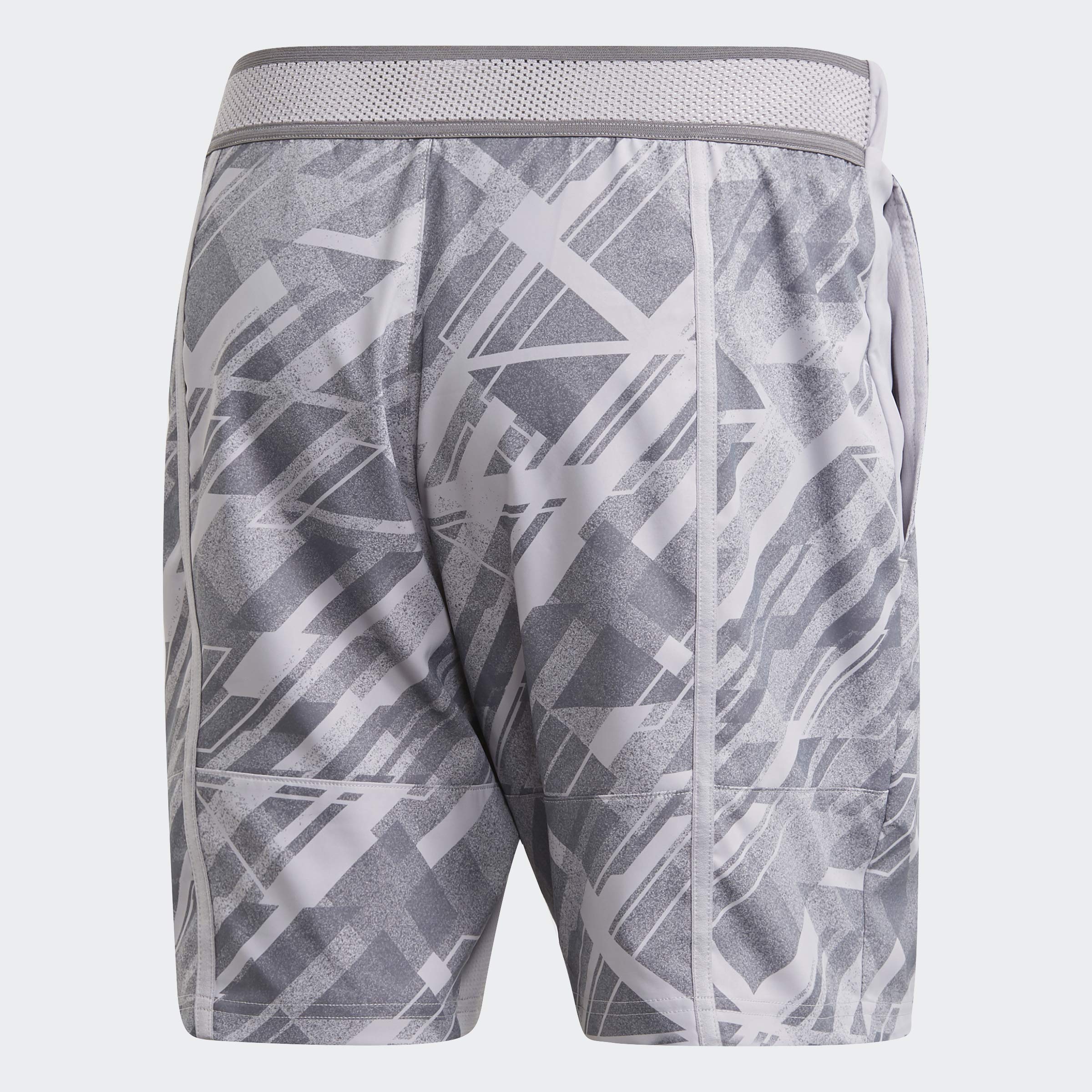 adidas mens All Over Printed Shorts AEROREADY Glory Grey Small