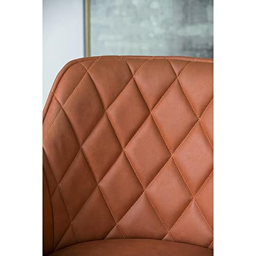 A&B Home 31 in Set of 2 Wooden Classy Armless Dining Chair, Orange