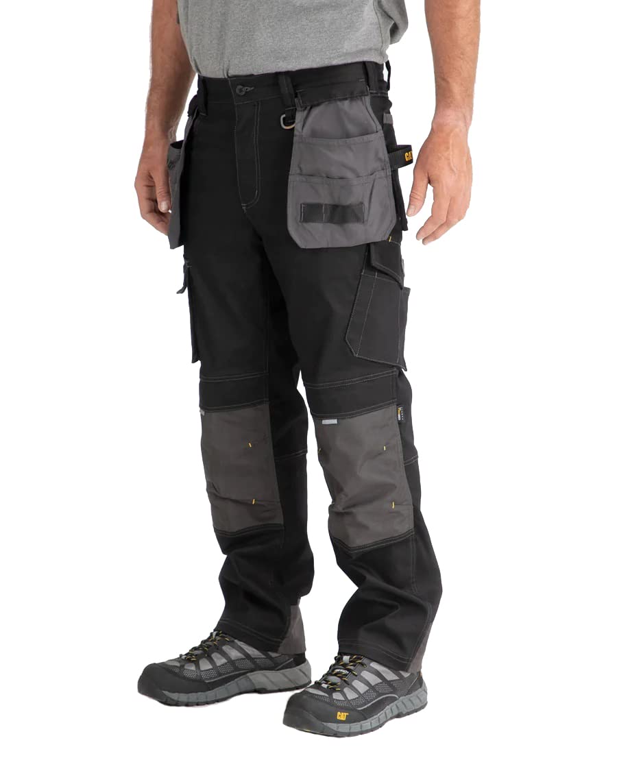Caterpillar Men's H2O Defender Pant (Regular and Big & Tall Sizes), Black/Graphite, 36W x 32L