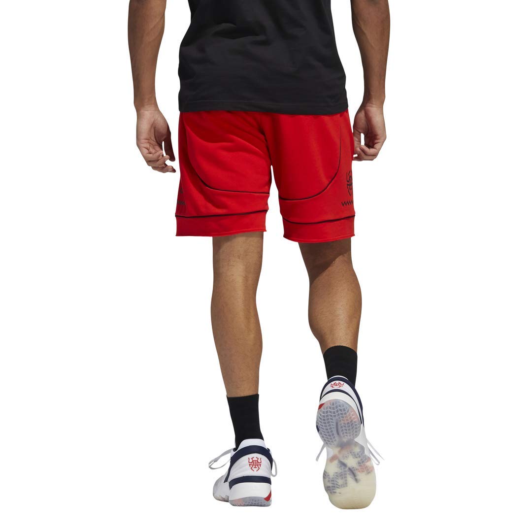 adidas mens Cross Up 365 Shorts Red Medium