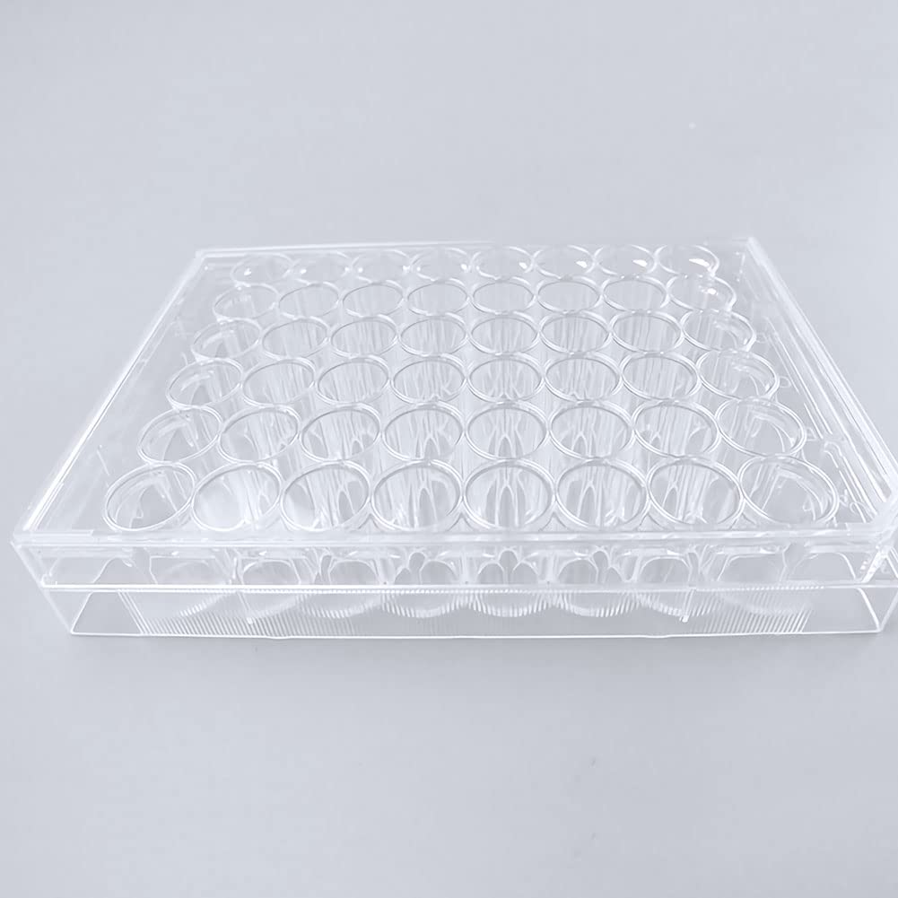 ADAMAS-BETA 48-Well Sterile Culture Plate, TC Treated Cell Culture Plates Tissue Culture Treated Plate, Individually Wrapped, Pack of 10