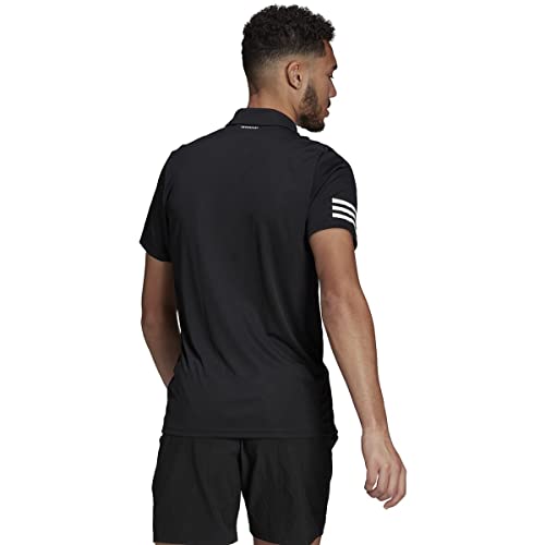 adidas mens Tennis Club 3-stripes Polo Shirt, Legend Ink/White, X-Large US