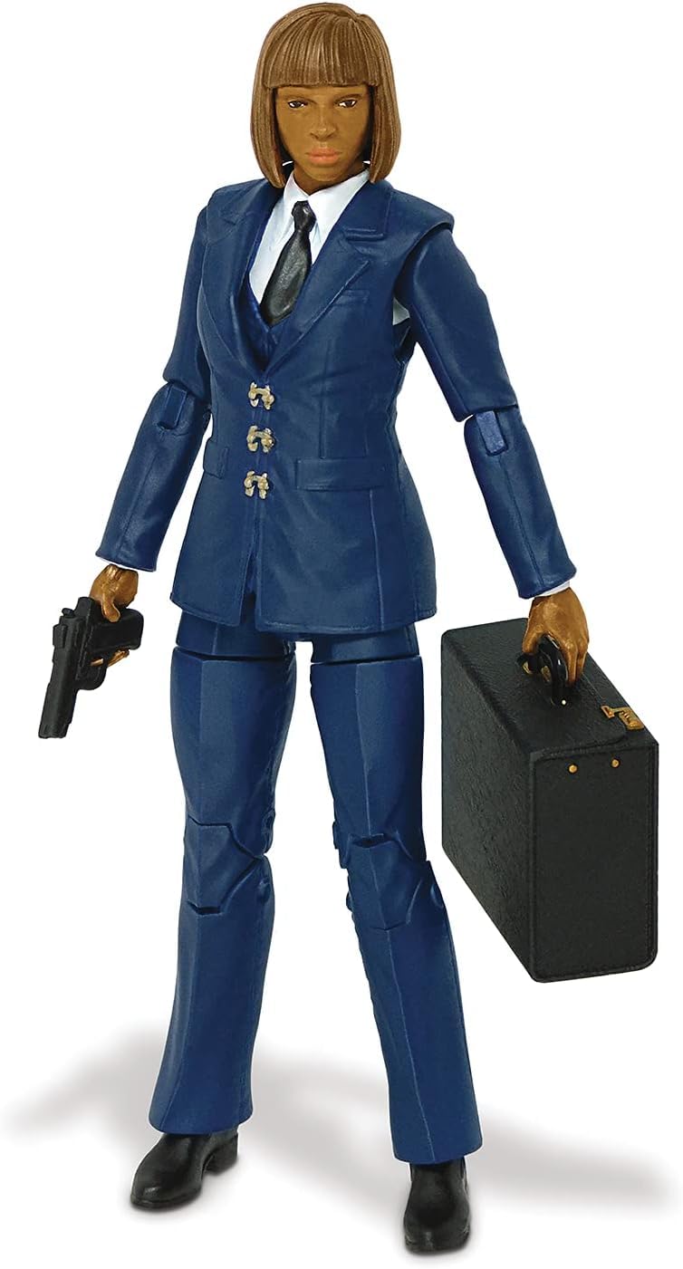 Boss Fight Studio The Umbrella Academy Cha-Cha Action Figure β H.A.C.K.S. Compatible, Highly Articulated Collectible & Customizable Figurine with Interchangeable Parts & Accessories β 1:18