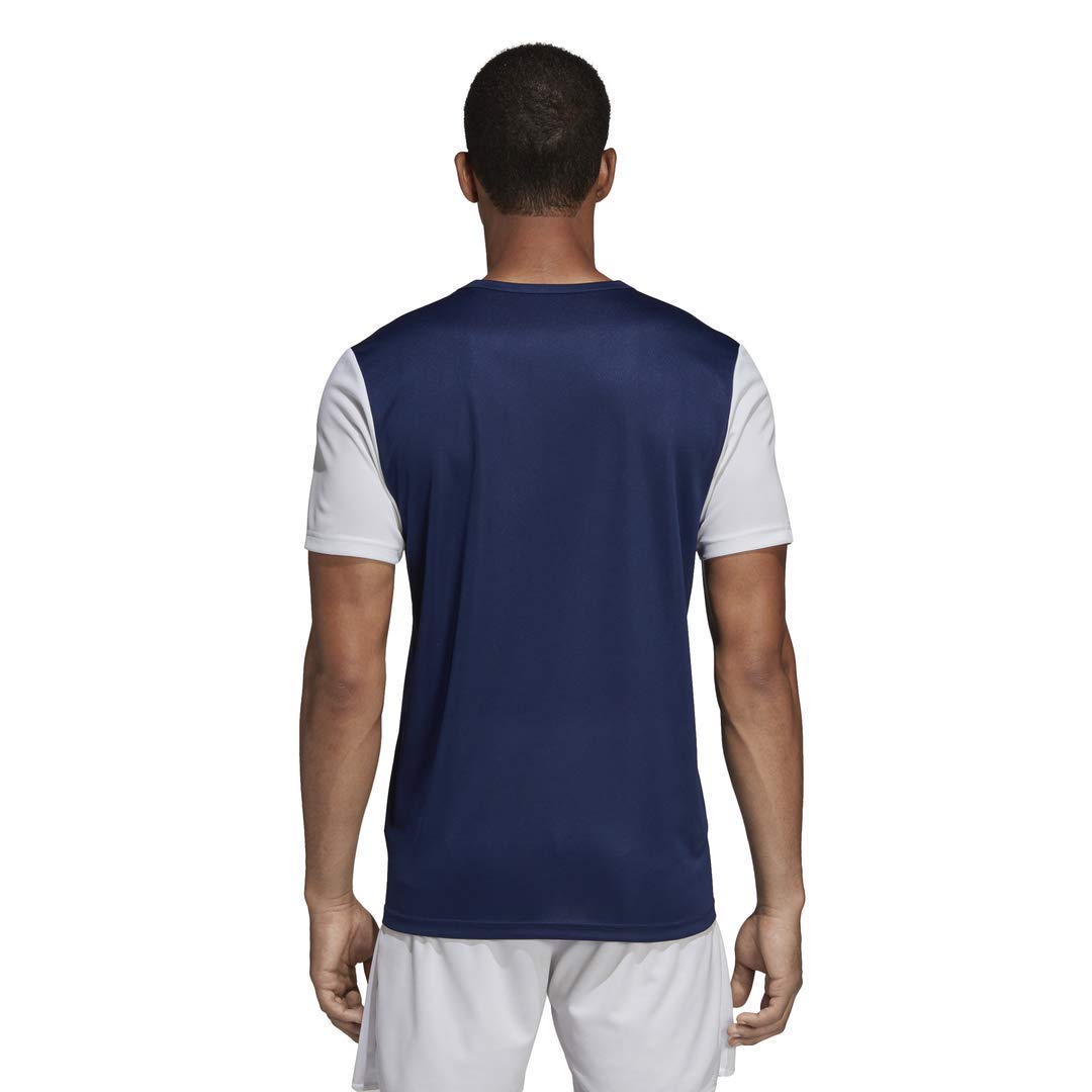 adidas Originals Mens Estro 19 JSY Jersey, Dark Blue/White, Large US