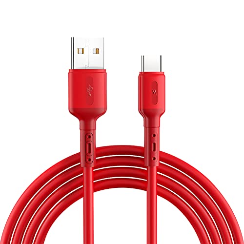 BGNTBUK 713 2m Silicone Data Cable Mobile Phone Color Fast Charging Line Liquid Soft Plastic Flash Charging Cable Suitable for Tpye C Charging Port Hyper Cable