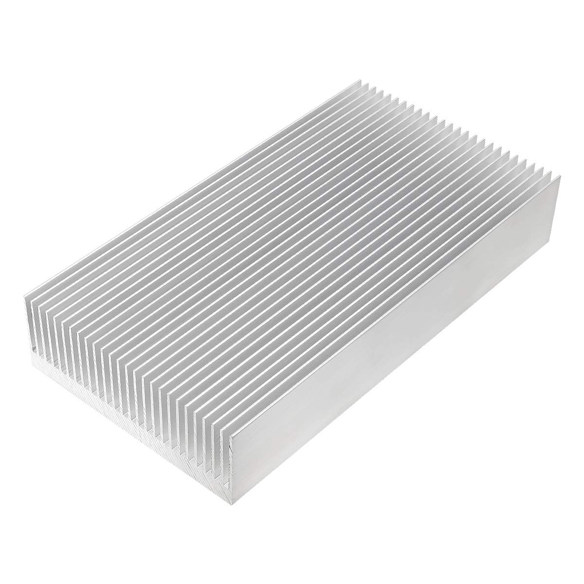 Nxtop Silver Tone Aluminium Radiator Heatsink Heat Sink 150x80x27mm, 6" x 3" x 1.1"(L*W*H)