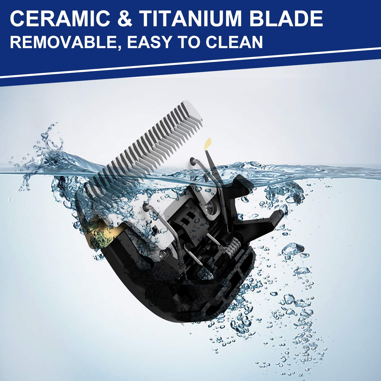 TRACE KASA Hair Clippers for Men: Cordless Ceramic Blade Mens Hair Trimmer Beard Trimmer Electric Professional Hair Cutting & Grooming Kit Rechargeable LED Display