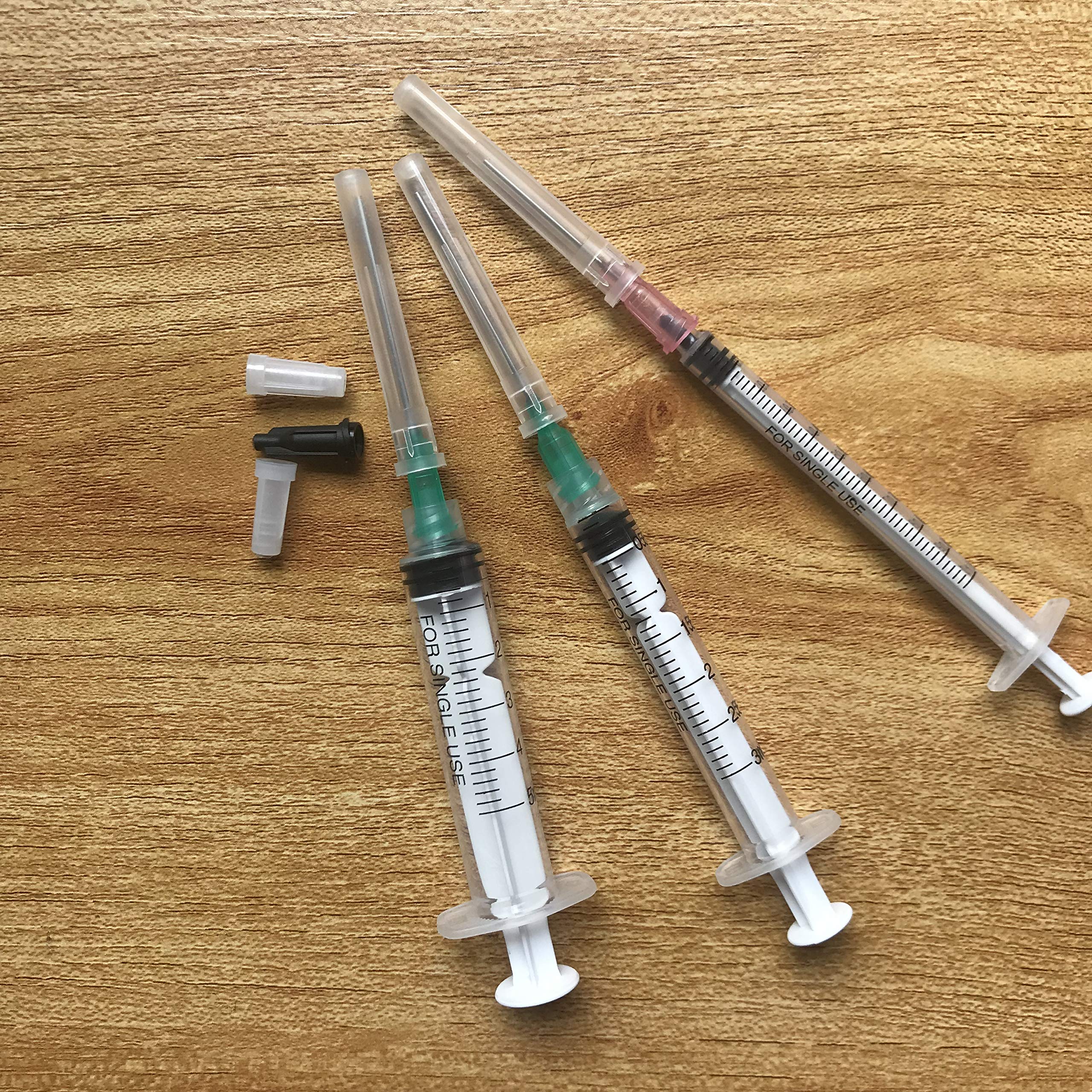 Syringe 13 Pack with needle- 30ml,10ml,5ml,3ml,1ml Syringes with Blunt Tip Needles and Storage Caps Great for Refilling and Measuring E-Liquids, E-cigs, E-juice, Wood Glue, Glues, Adhesives, Light Oil