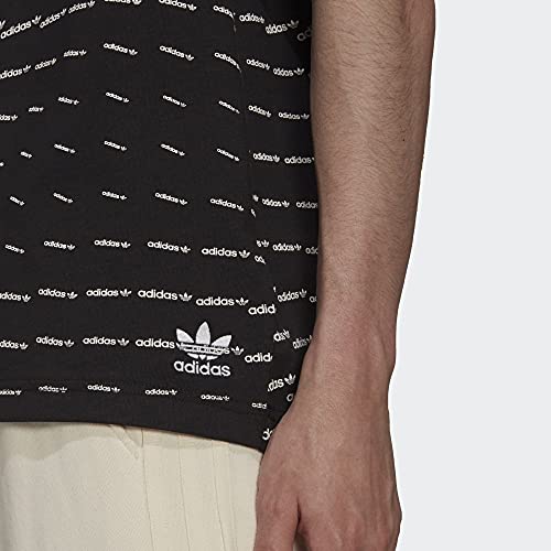 adidas Originals Men's Graphics Monogram Pack T-Shirt, Black/White, Large