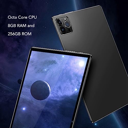 Airshi Gaming Tablet Aluminum Alloy Octa Core CPU 10.1in FHD Dual Camera Office Tablet for Business (US Plug)
