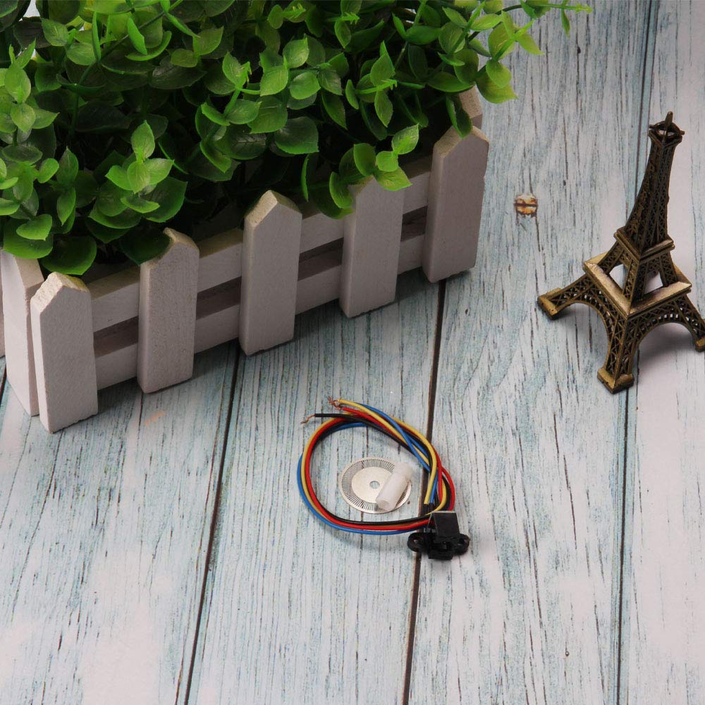 Ximimark 2Pcs Photoelectric Speed Sensor Encoder Coded Disc Code Wheel for Freescale Smart car