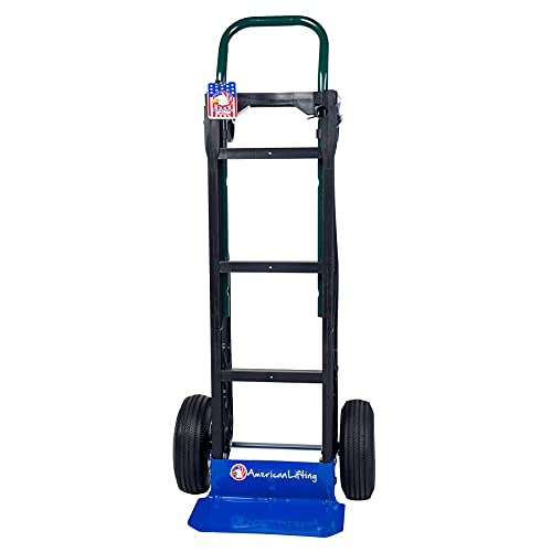 American Lifting 700 lb Capacity Ultra Lightweight Super Strong Nylon Convertible Hand Truck & Dolly