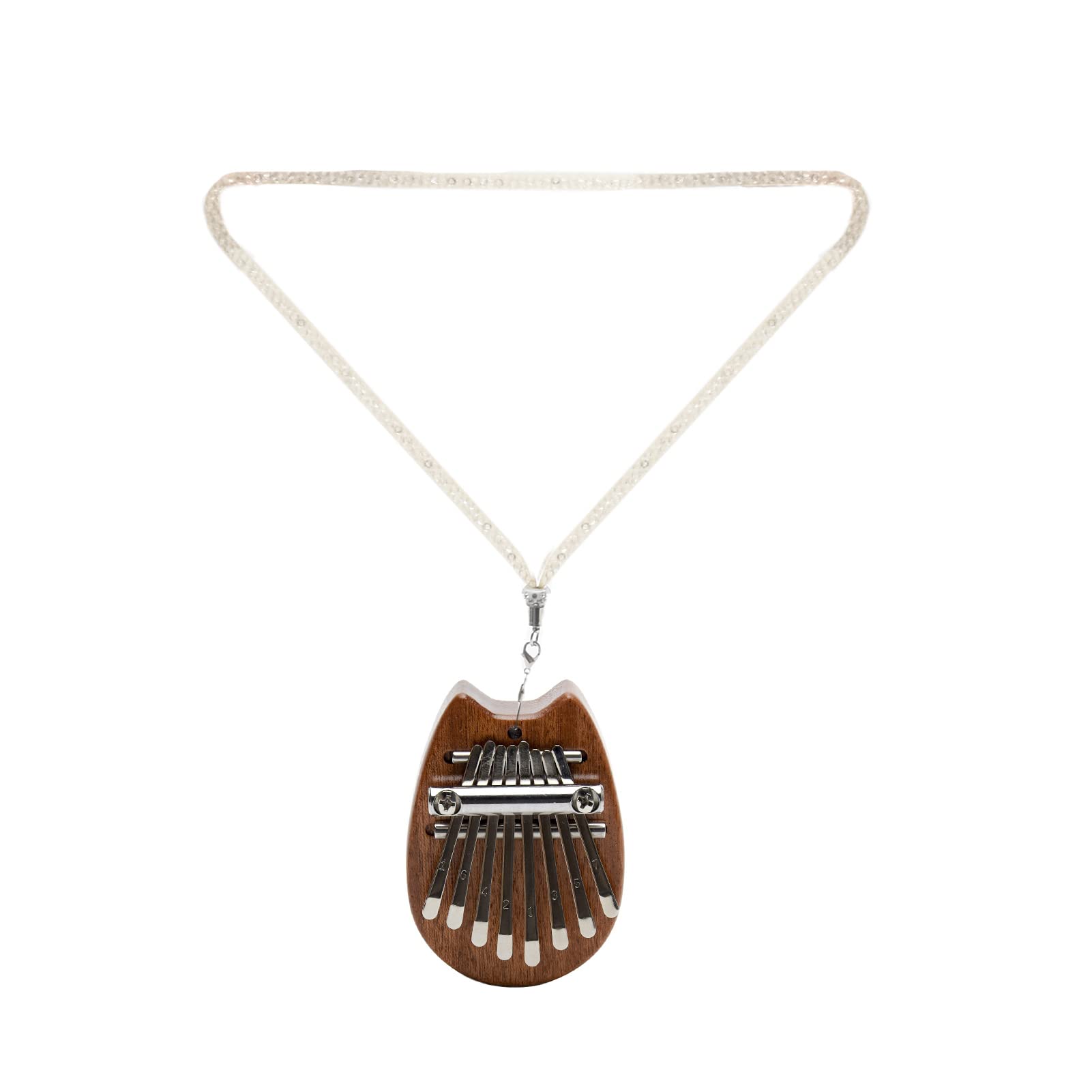 8 Key Musical Instruments, Musical Thumb Piano, Portable Finger Piano, Kalimba Thumb Piano with Lanyard, Valentines Gift for Kids Adults Beginners