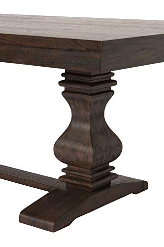 Best Quality Furniture 7PC Dining Set (1 Table + 6 Chairs), Walnut, Beige