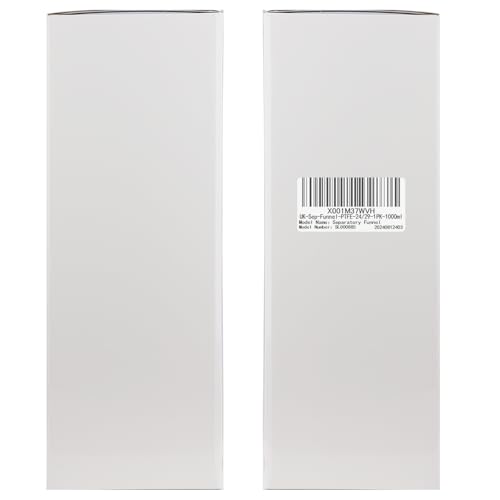 stonylab Borosilicate Glass 1000 ml Heavy Wall Conical Separatory Funnel with 24/29 Joints and PTFE Stopcock, 1000 ml