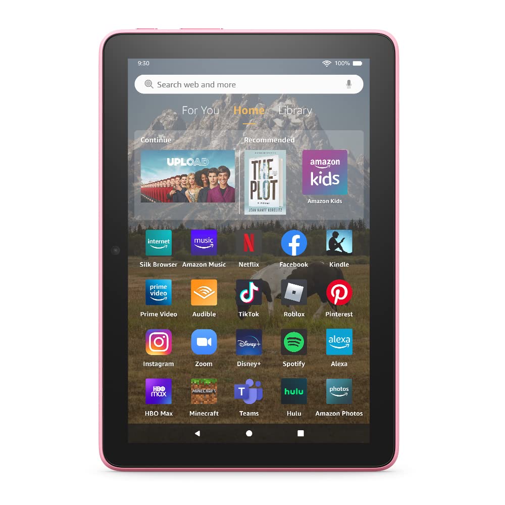 Certified Refurbished Kindle (2022 release) - Amazon Fire HD 8 tablet, 8β HD Display, 32 GB, 30% faster processor, designed for portable entertainment, (2022 release), Rose