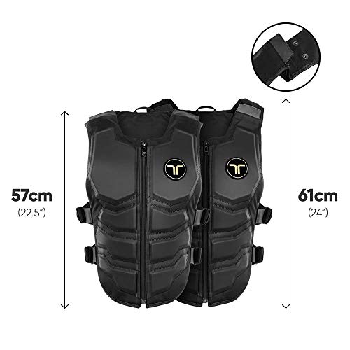 bHaptics TactSuit X40 β Haptic Vest with 40 Vibration Motors for VR β with Audio Accessories and Replacement Lining