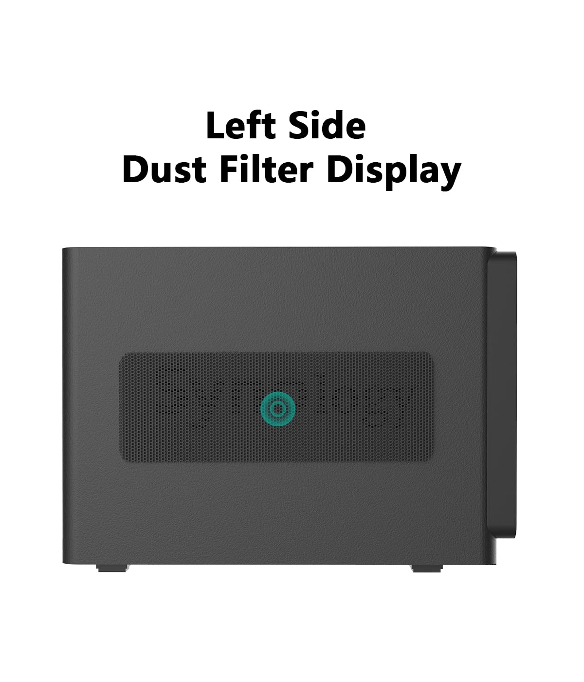 ADJNPCY Dust Filter for Synology NAS DS220+ DS218+ DS418play Dustproof PVC Cover - Black
