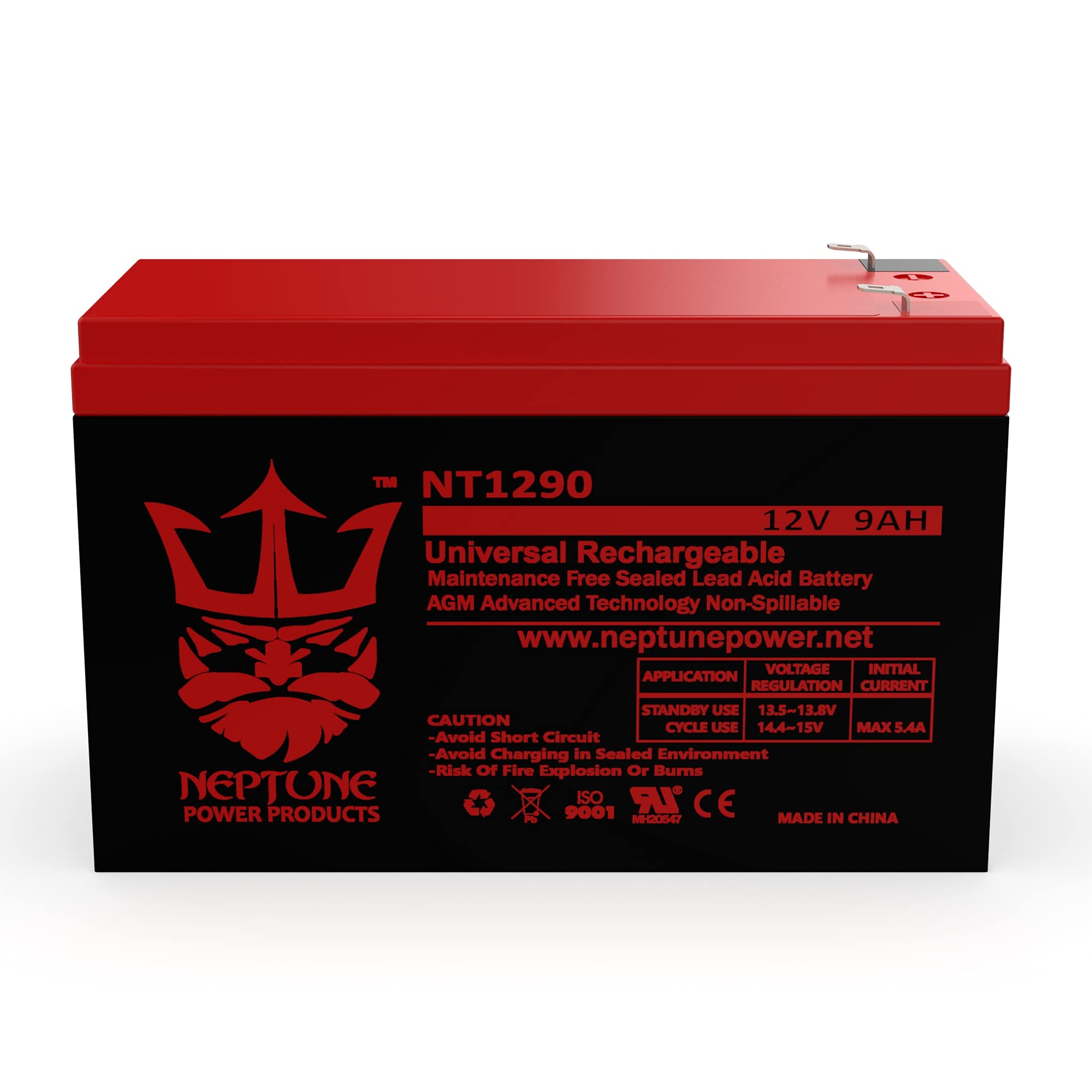 Neptune Power Replacement Battery for Vapor X24 12V 9Ah SLA Replacement Electric Scooter Battery - 2 Pack…