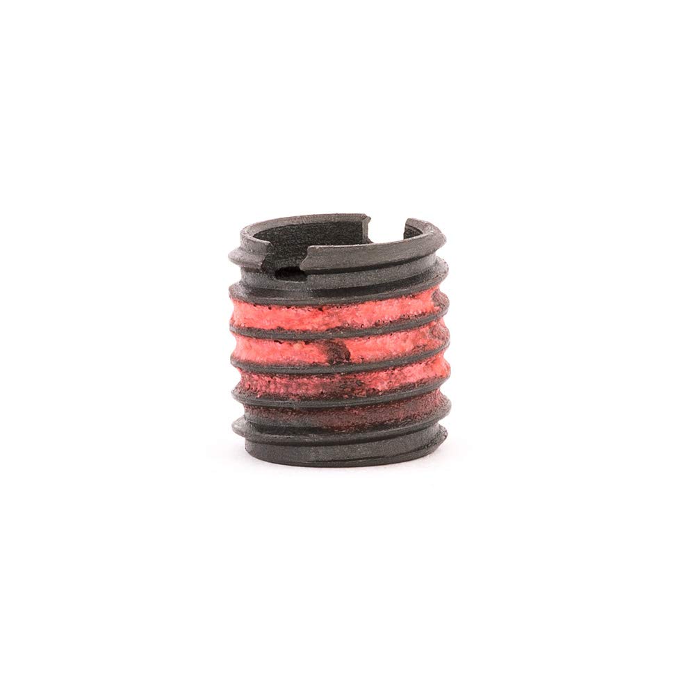 E-Z Lok Externally Threaded Insert, C12L14 Carbon Steel, Meets AISI 12L14, 5/16"-24 Internal Threads, 7/16"-14 External Threads, 0.437" Length, Made in US (Pack of 10)