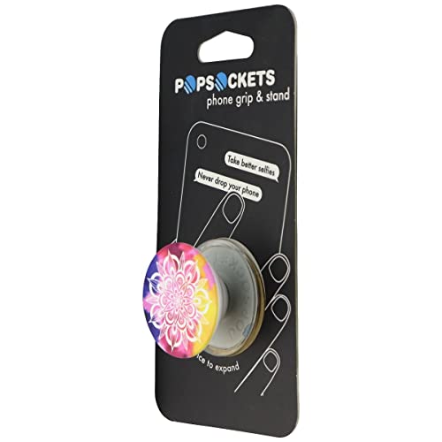 PopSockets PopTop (Top only. Base Sold Separately.): Swappable Top for PopGrip Bases, PopGrip Slide, Otter+Pop & PopWallet+ - Passionfruit Mandala