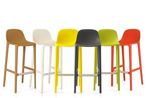 Emeco Broom 24 Counter Stool, Dark Grey
