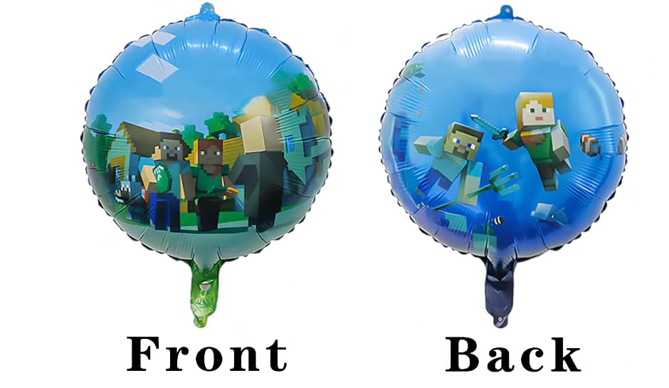 7 foil balloons, birthday party decorations for boys and girls