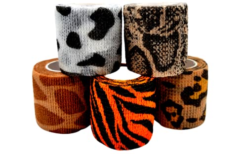 Bandage Wrap for Dogs, Cats, Horses, Pet, Farm Animals, Self Adhesive Vet Tape Gauze Breathable and Strong