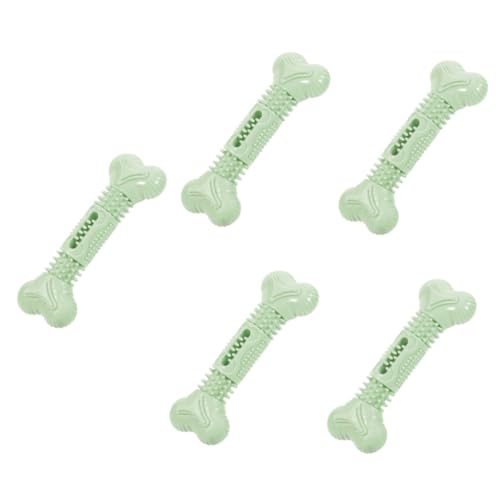 FRCOLOR 5pcs Dog Toy Dog Dental Toys Chewing Toys for Dogs Wear-Resistant Puppy Toy Wear-Resistant Dog Chew Toy Compact Molar Toy Dog Teether TPR Dog Supplies