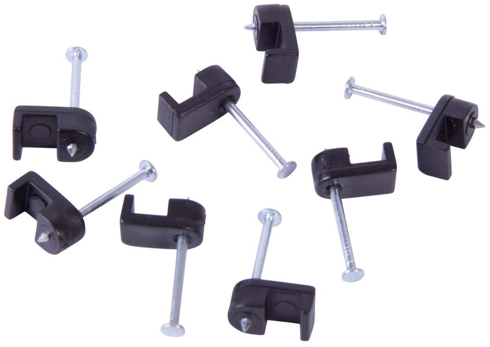 Gardner Bender PSB-1600T 25-Pk. 3/16-In. Black Low-Volt Staples - Quantity 8