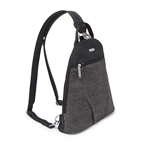 Baggallini Womens Anti Theft Convertible Backpack, Steel Blue Antitheft, One Size US