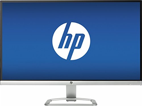 HP 27" Widescreen IPS LED Flat-panel HD Monitor, 1920x1080 at 60Hz, 7ms response time, 178 degrees horizontal and vertical viewing angles, 10,000,000:1 dynamic contrast ratio, HDMI
