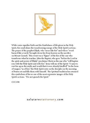 Dove of Fire Confirmation Card