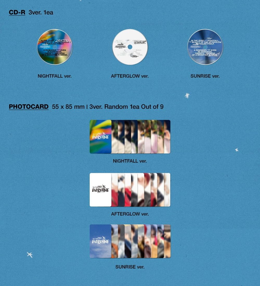 Dreamus CRAVITY - 7th Mini Album EVERSHINE CD+Pre-Order Benefit (AFTERGLOW ver.), L100005971
