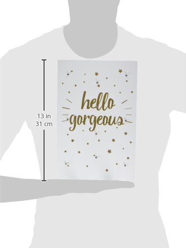 Little Love by NoJo Celestial Lighted Wall Decor, Hello Gorgeous, Gold/White
