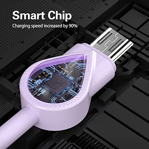 BGNTBUK Extension Cord 1m 3A Silicone Data Cable Mobile Phone Color Fast Charging Line Liquid Soft Plastic Flash Charging Cable Dc97-16782a
