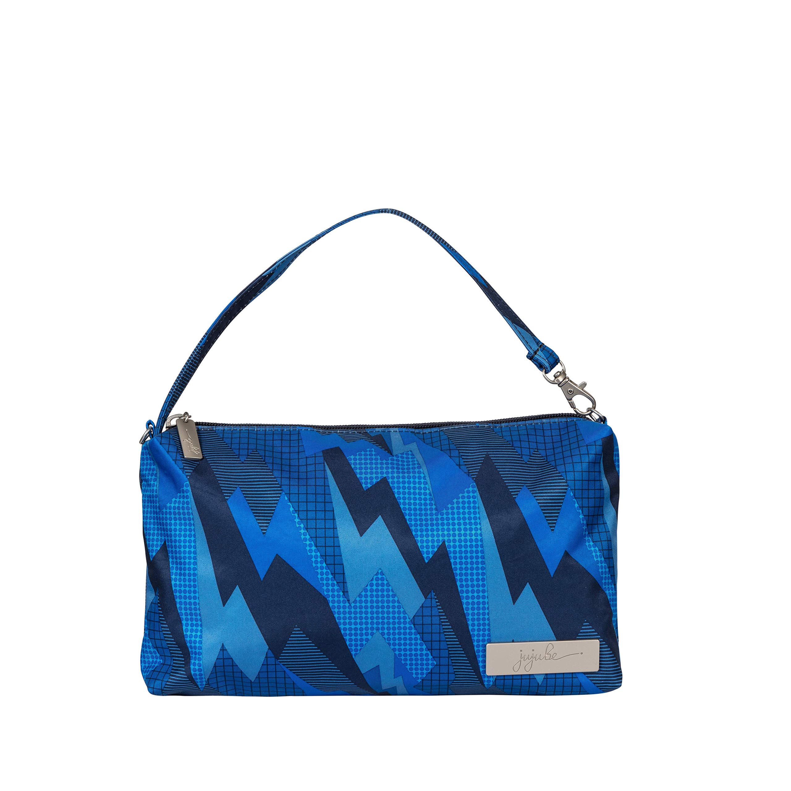 JuJuBe | Be Quick Shoulder Bag/Wristlet Purse Organizer for Travel or Diaper Bag | Blue Steel