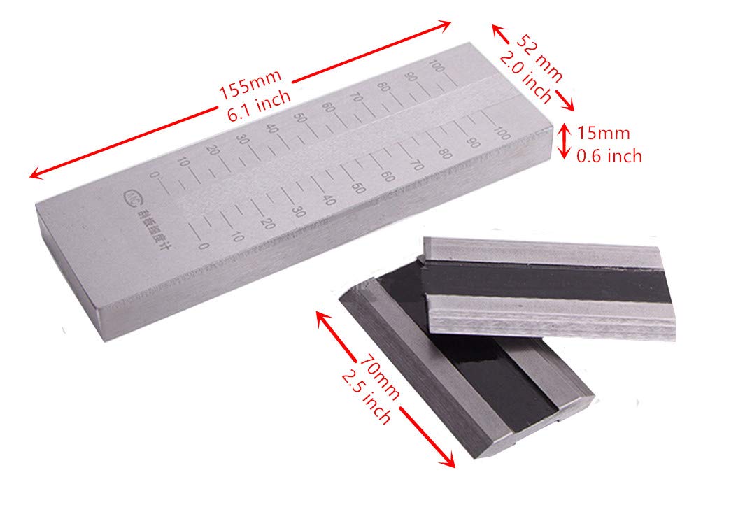 GLTL Fineness Gauge Grindometer Fineness of Grind ISO Standard one Channels 0-25/50/100/150um (0-50um)