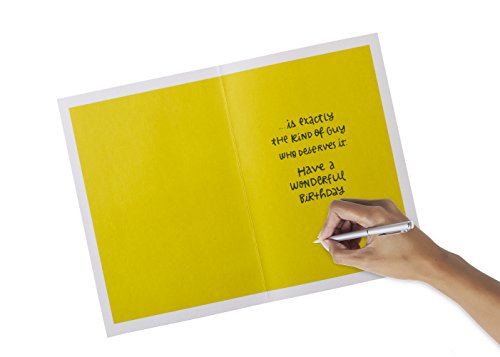 Hallmark Birthday Card for Him (Extra Attention), Color Band Cake (0499RZB1194)