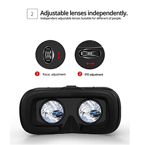 VR Virtual Reality 3D Glasses Vr Box 3D Goggles Headset Helmet Smart Glasses for Smart Phone Stereo (Color : 3)