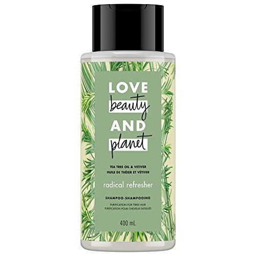 Love beauty and planet tea tree oil & vetiver shampoo, 400ml (1 battles)