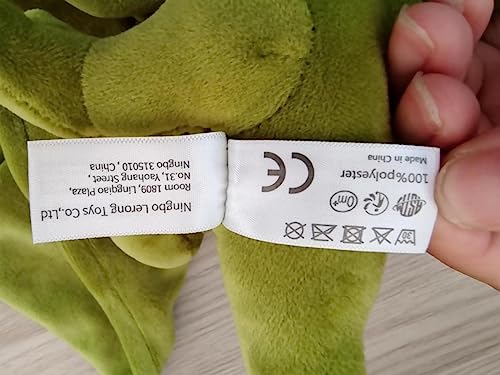 Apricot Lamb Snuggler Plush Infant Stuffed Animals Dinosaur Security Blanket Nursery Character Blanket (Green Dinosaur, 14 Inches)